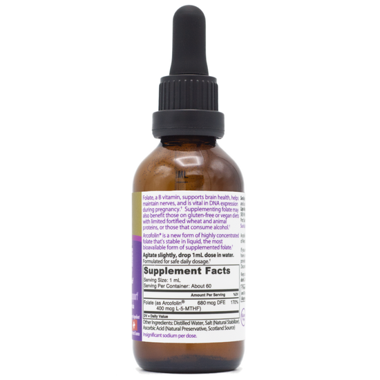 SunUp Liquid Methyl Folate 680 DFE - 60 Daily Doses – Lipo Naturals